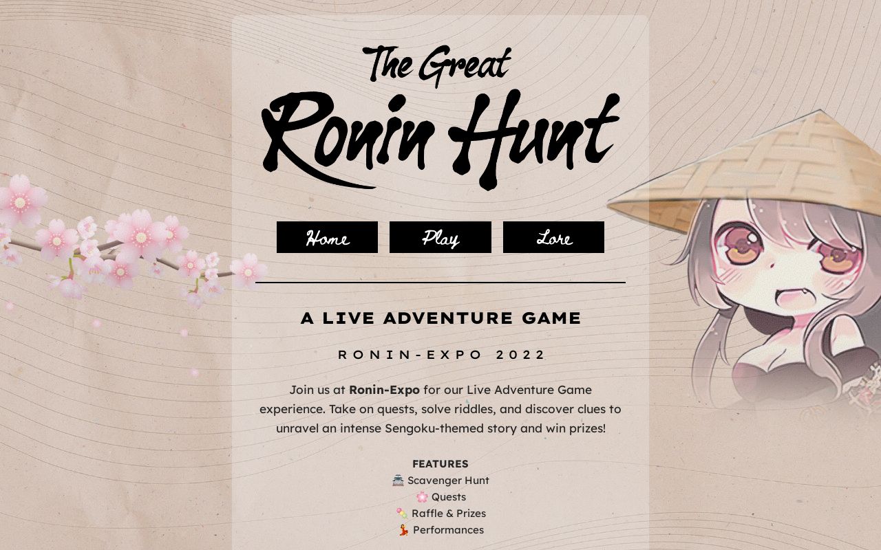 The Great Ronin Hunt